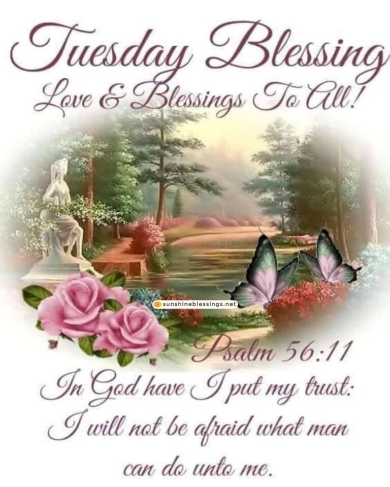 100+ Tuesday Blessings Images To Inspire Your Day