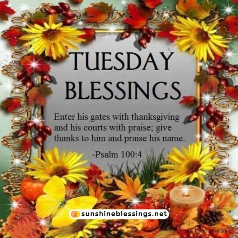 100+ Tuesday Blessings Images To Inspire Your Day