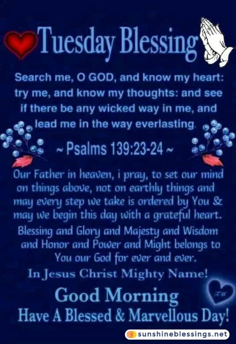 100+ Tuesday Blessings Images To Inspire Your Day